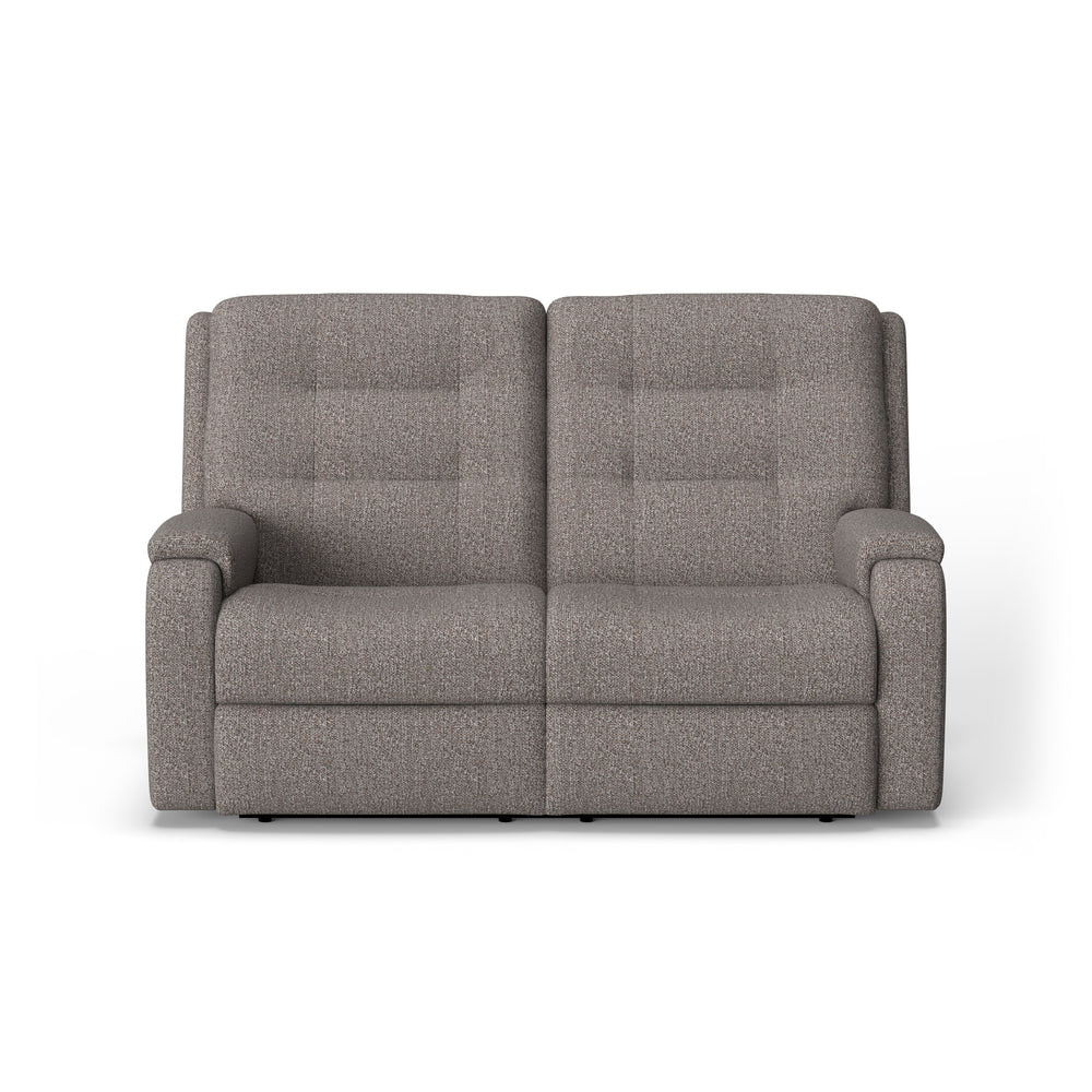 Arlo Fabric Power Reclining Loveseat with Power Headrests & Lumbar