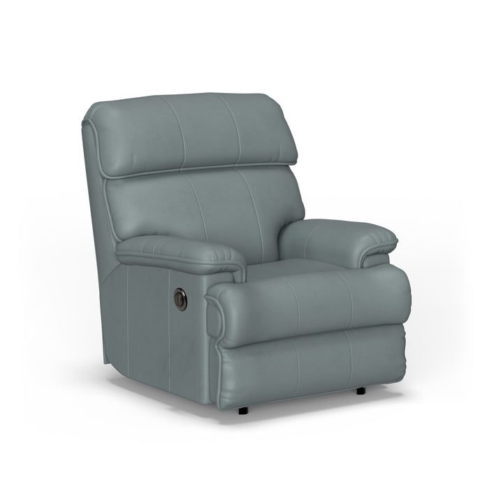 Geneva Leather Power Rocking Recliner